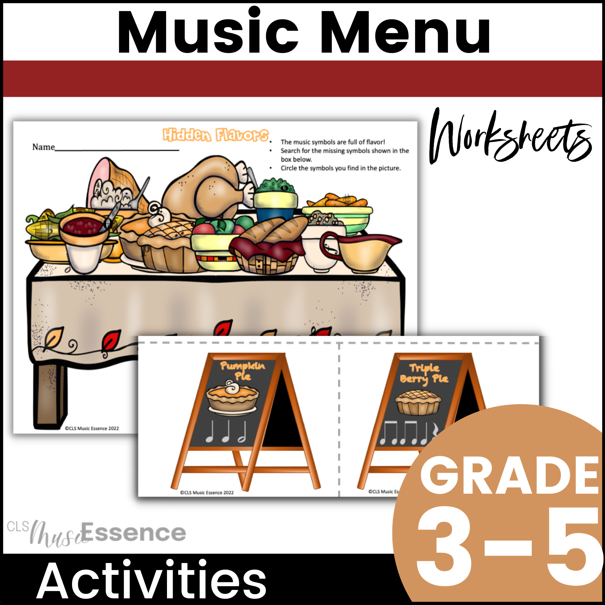 Thanksgiving Music Worksheets: See 7 Helpful, Worksheets to engage with ...